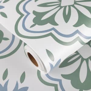 ilemong 12 in. x 120 in. Self-Adhesive Wall Tile Vinyl Removable ...