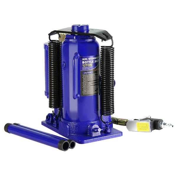 MYWISH 12-Ton Air Hydraulic Bottle Jack with Dual Operation Design SF ...