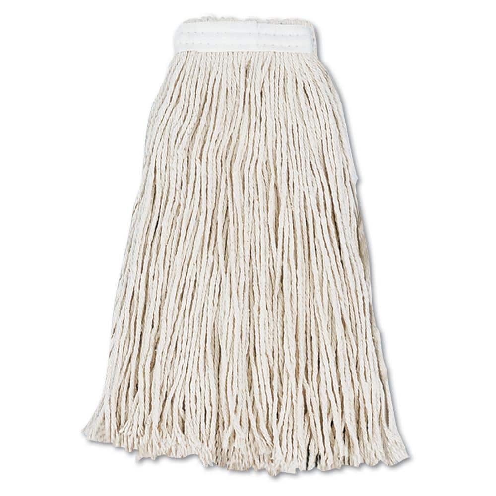 Boardwalk Cut-End Wet Mop Head, Cotton, #16, White, 12/Carton ...