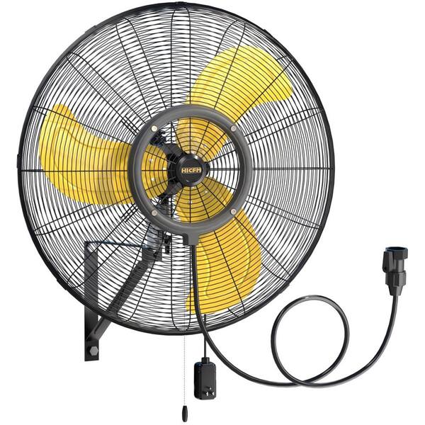 30 in. Misting Outdoor Oscillation Weatherproof Wall Mounted Fan with ...