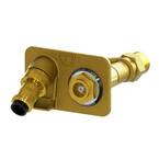 PRIER 4" Hot and Cold frost proof wall hydrant with 1/2"MIP x 1/2" SWT ...