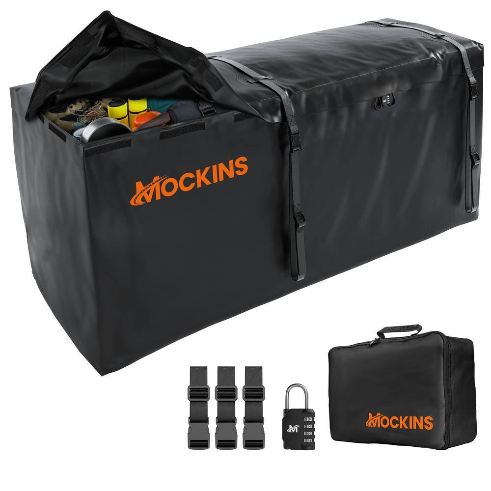 Reviews for Mockins 40 cu. ft. Waterproof Black Hitch Cargo Carrier Bag ...