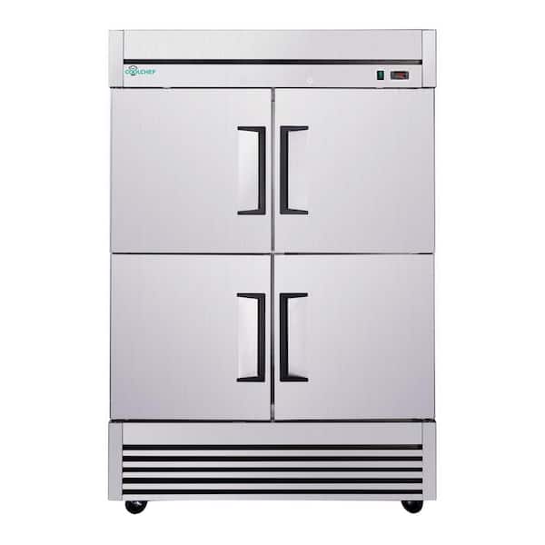 Elite Kitchen Supply 54 in. 47 cu. ft. Commercial NSF Reach in Two Door ...