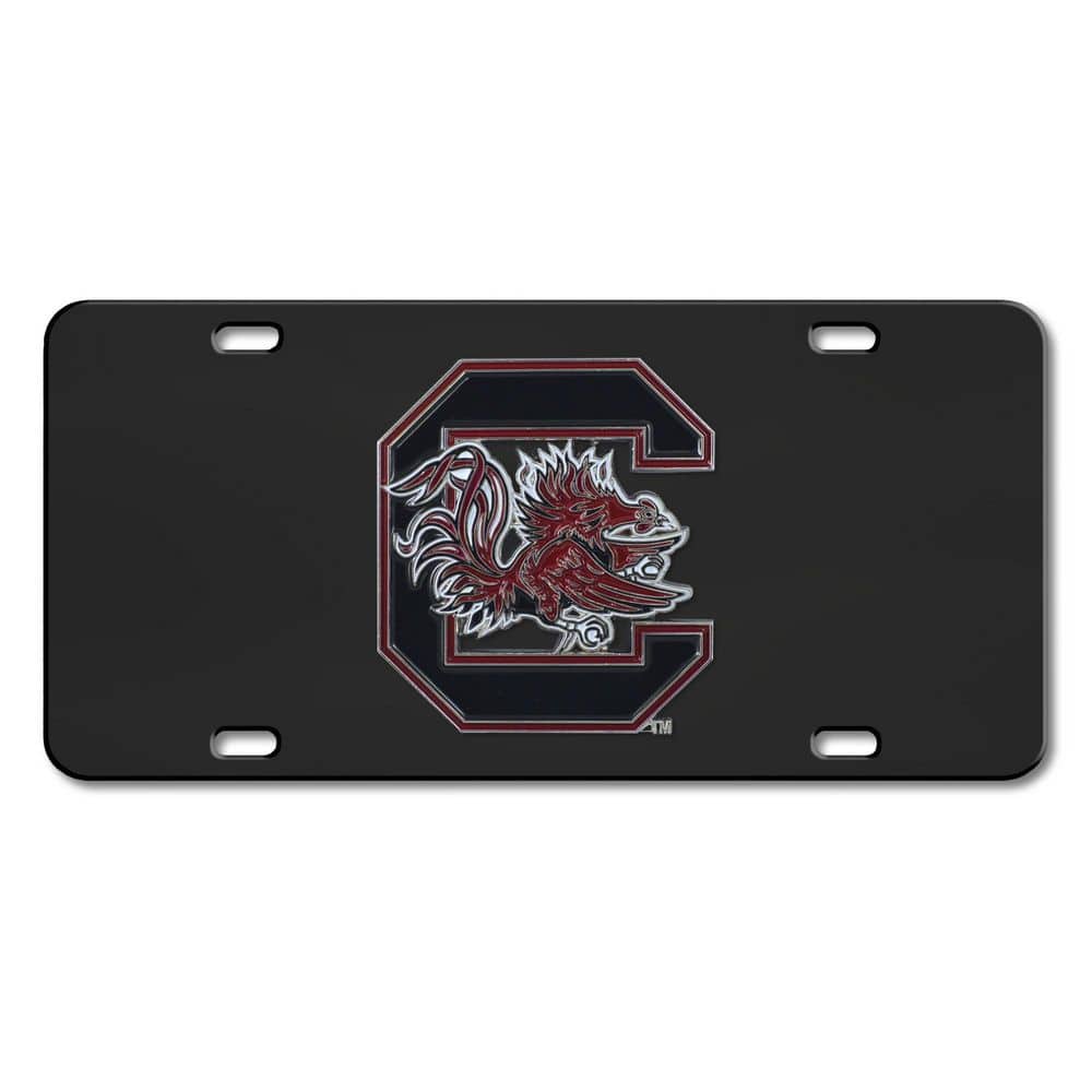 FANMATS South Carolina Gamecocks 3D Black License Plate 33617 - The ...