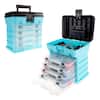 Stalwart 5-Compartment Small Parts Organizer, Light Blue HW2200006 ...