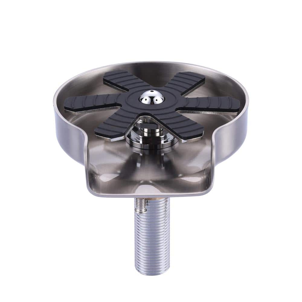 IVIGA 5 in. Metal Glass Rinser with 360° Rotating Jet for Kitchen Sinks ...