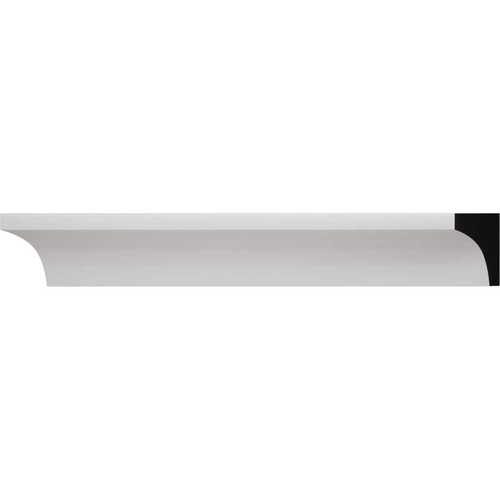 Royal Mouldings 5093 3/4 in. x 3/4 in. x 96 in. Finished PVC White ...