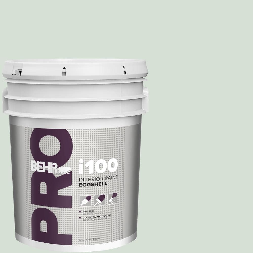 BEHR PRO 5 gal. #S410-1 River Mist Eggshell Interior Paint PR13005 ...