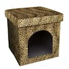ORE International 14.75 in. H Collapsible Leopard Pet House HB4589 ...