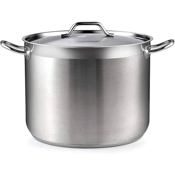 Cooks Standard Professional Grade 30 qt. Stainless Steel Stockpot with ...