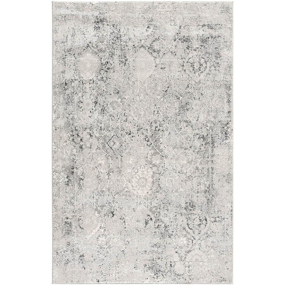 Rug Branch Mirage Cream Grey (4 ft. x 6 ft.) - 3 ft. 9 in. x 5 ft. 6 in ...