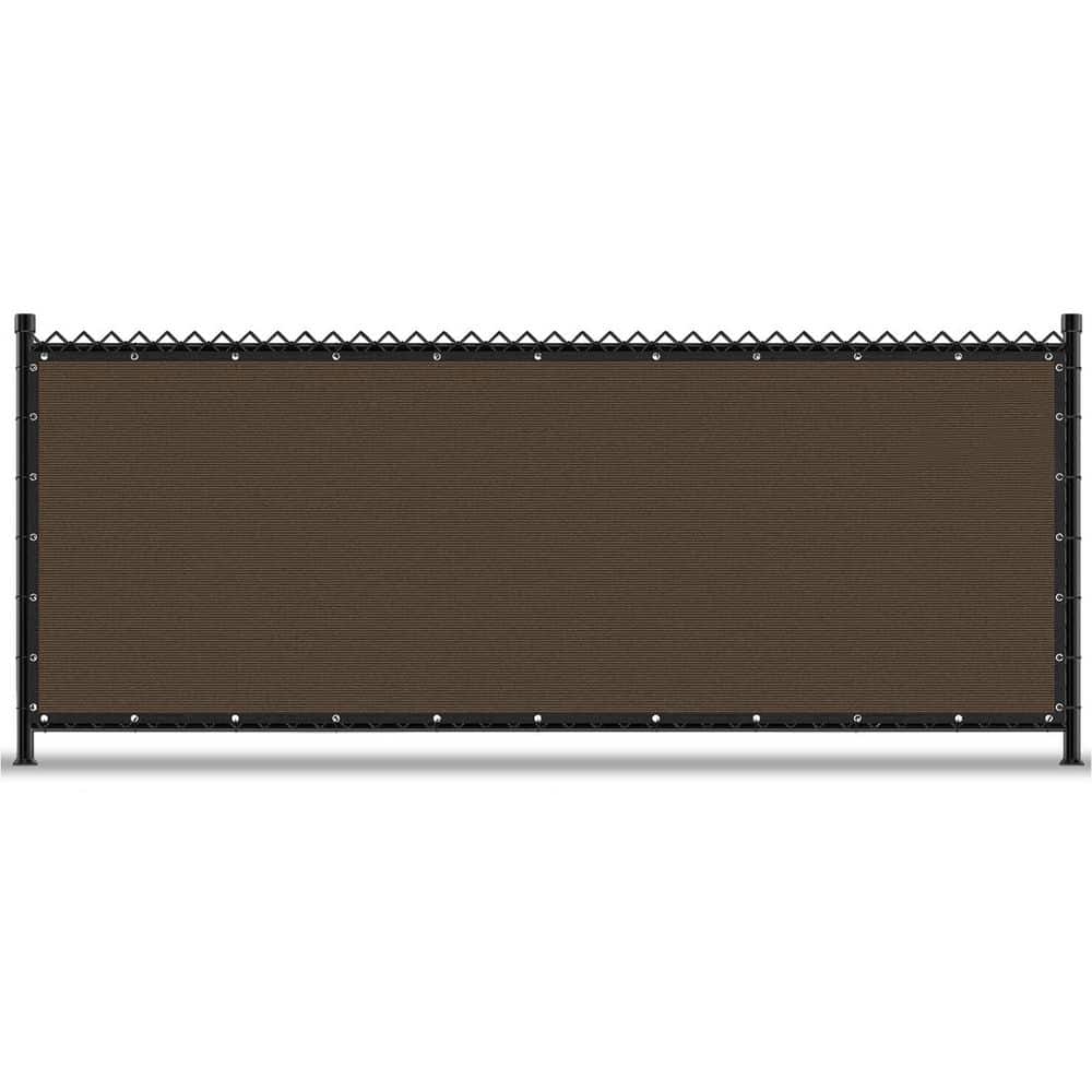 Phewnyzo 72 in. Ploywire Garden Fence 50 ft. Heavy Duty Privacy Screen ...