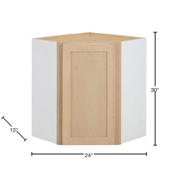 Hampton Bay 24 in W x 12 in. D x 30 in. H Ready to Assemble Corner ...