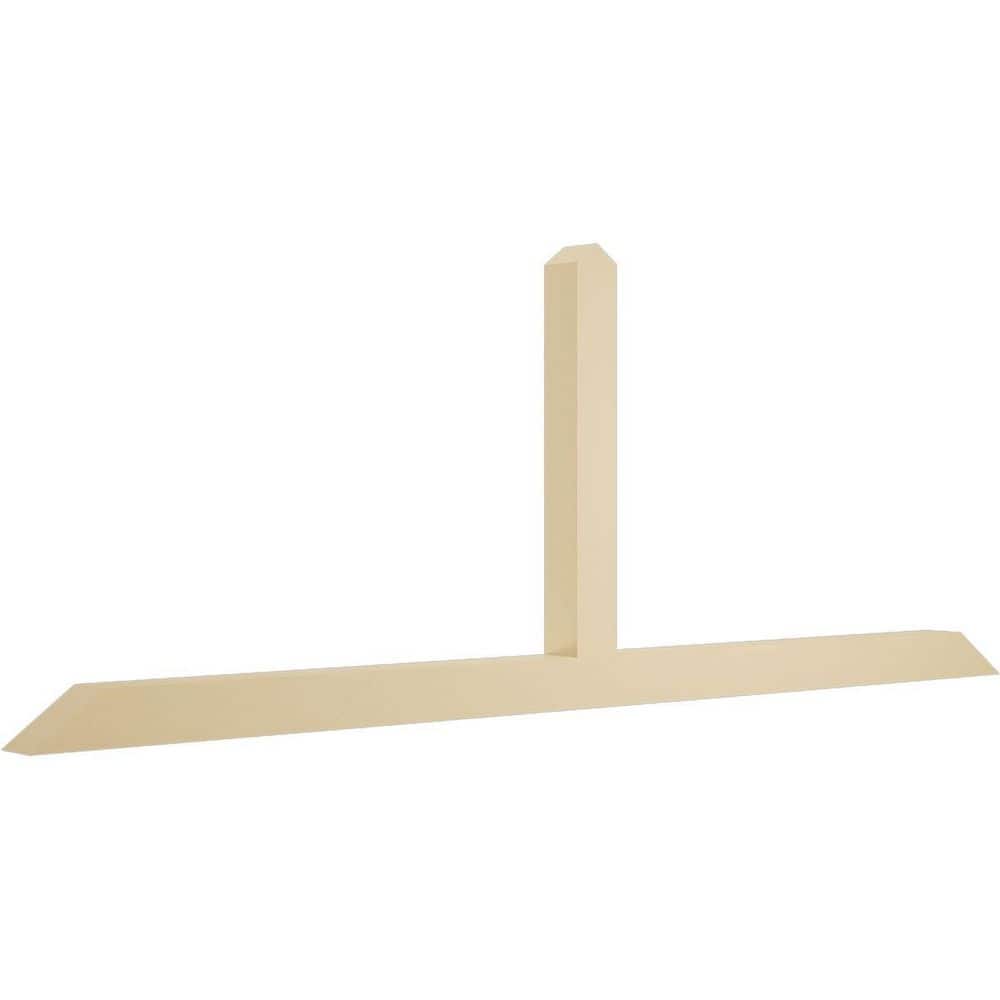 Ekena Millwork 96 in. W x 36 in. H x 4 in. D x 4 in. F, 9/12 Pitch ...