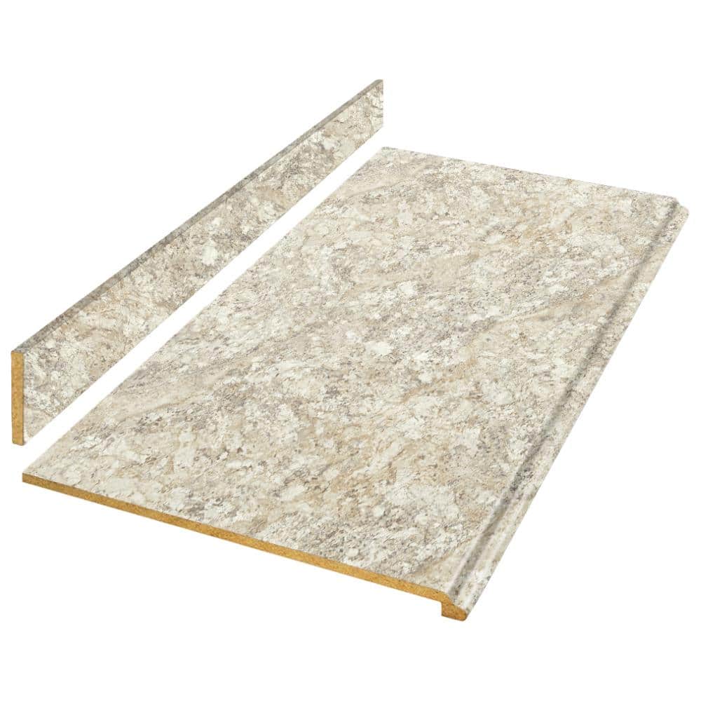 Hampton Bay 4 ft. Straight Laminate Countertop Kit Included in Spring ...