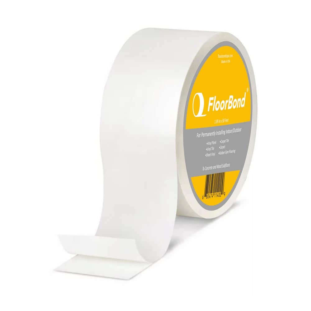 FloorBond 1.89 in. x 50 ft. Indoor/Outdoor Carpet Vinyl Tape Roll ...