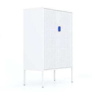 25.60 in. W x 13.80 in. D x 42.00 in. H White Linen Cabinet with ...