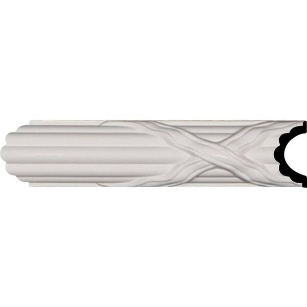 Ekena Millwork SAMPLE - 1-1/8 in. x 12 in. x 2 in. Polyurethane Reeded ...