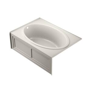 JACUZZI NOVA 72 in. x 42 in. Acrylic Right-Hand Drain Rectangular Drop ...