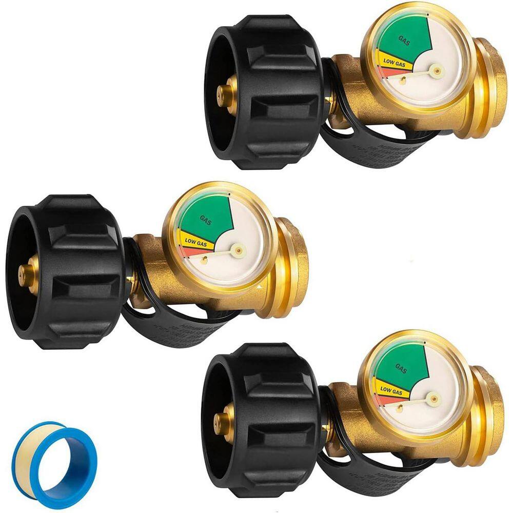 Lukvuzo New Version Propane Gauge for 5-100 lb Tank Universal QCC1 ...