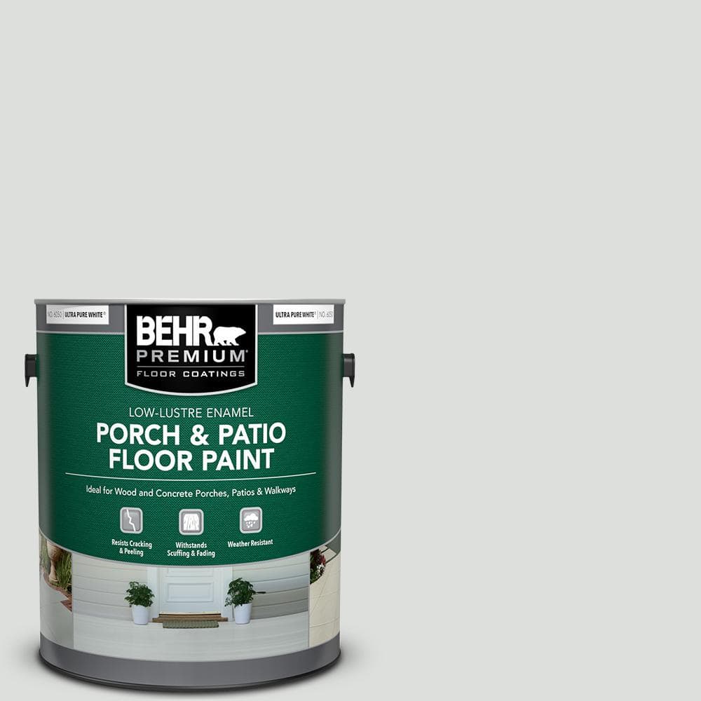 BEHR PREMIUM 1 gal. #720E-1 Reflecting Pool Low-Lustre Enamel Interior ...