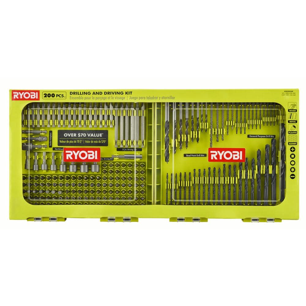 Reviews for RYOBI Black Oxide Drill and Drive Kit (200-Piece) | Pg 1 ...