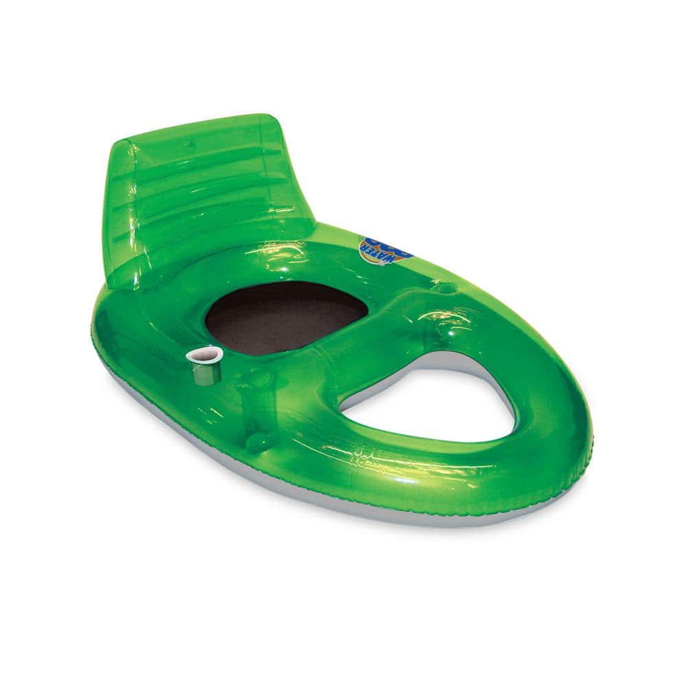 Poolmaster Green Water Pop Deluxe Swimming Pool Float Lounge 06523 ...