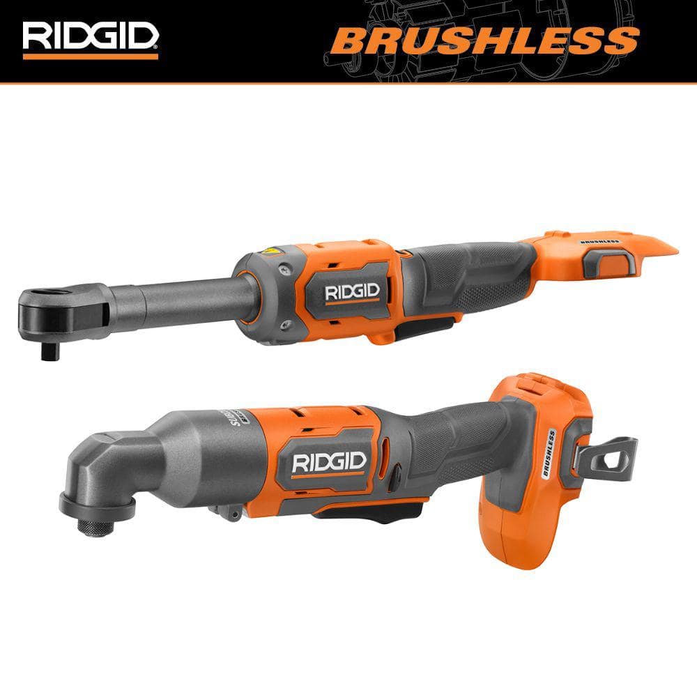 RIDGID 18V Brushless Cordless 2-Tool Combo Kit with SubCompact Right ...