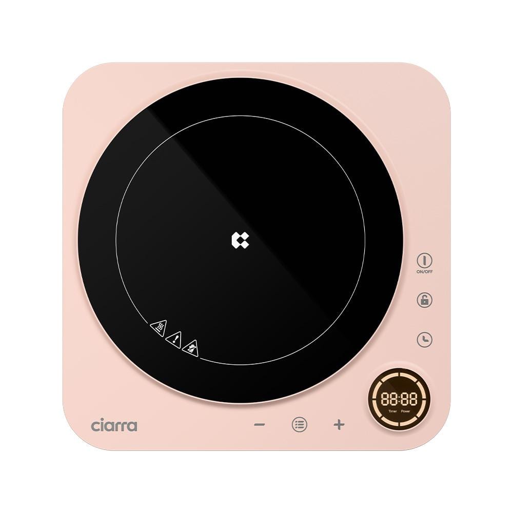 JEREMY CASS Donut 12 in. 1 Elements Ceramic Portable Induction Cooktop ...