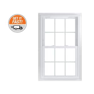 American Craftsman 33.75 in. x 40.75 in. 70 Series White Double Hung ...