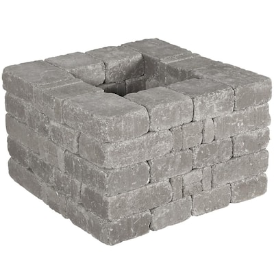 Pavestone RumbleStone 94.5 in. x 26 in. x 26 in. Column/Wall Kit in ...