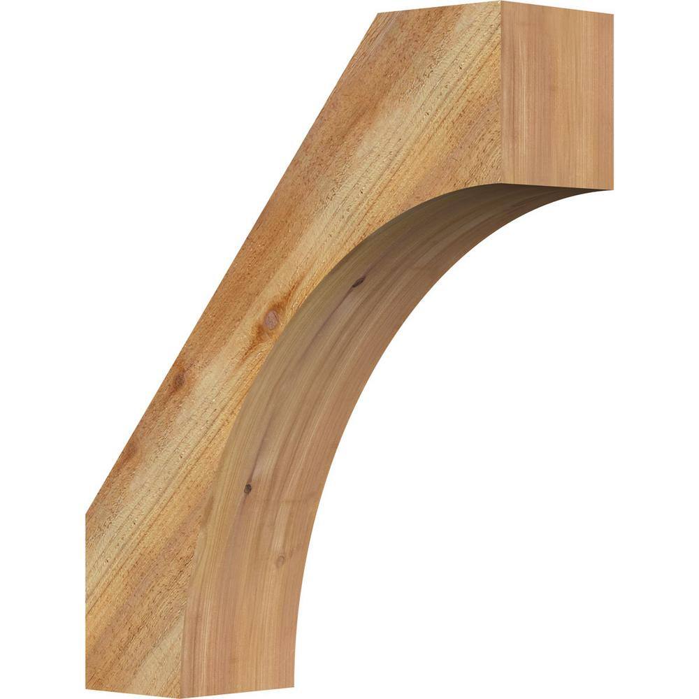 Ekena Millwork 6"W x 20"D x 24"H Westlake Rough Sawn Knee Brace ...