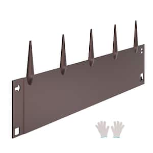 SKYSHALO Steel Landscape Edging, 5 Packs 39 x 4 in. x 7.15 in. Rust ...