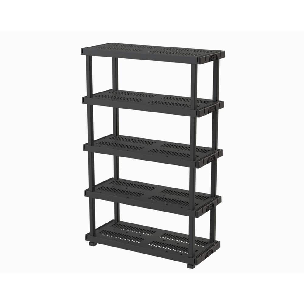 Have a question about HDX 5 Tier Plastic Adjustable Shelving unit in ...