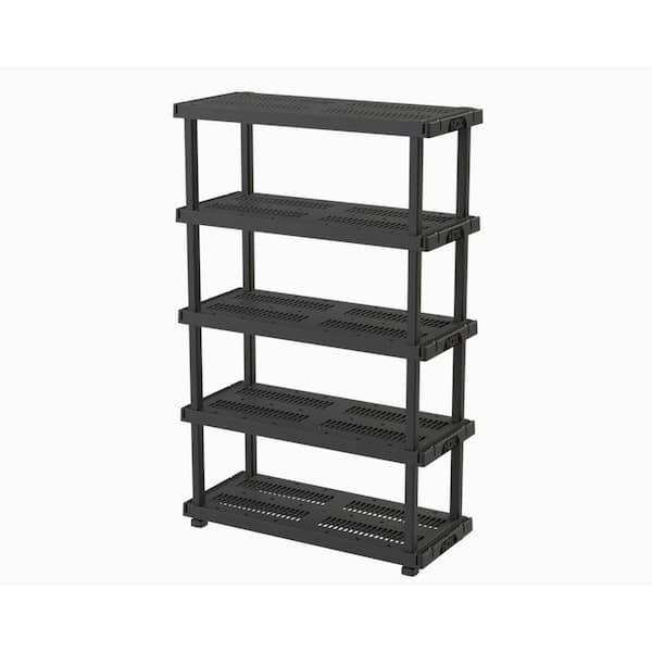 Have a question about HDX 5 Tier Plastic Adjustable Shelving unit in ...