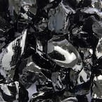 AZ Patio Heaters 20 lbs. Black Reflective Fire Glass RFGLASS-2-RBLK - The Home Depot