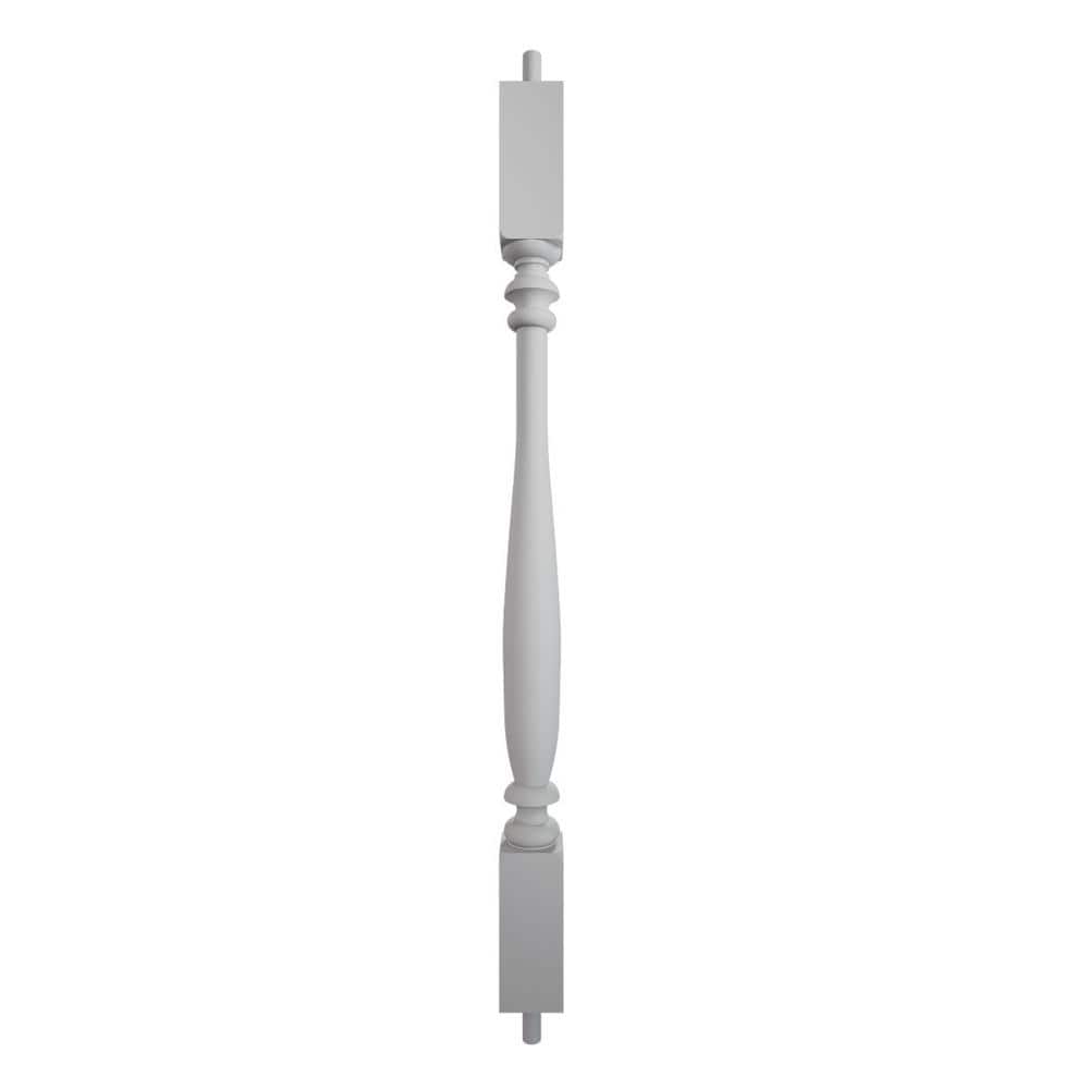 Ekena Millwork Endurathane 500 Series 36 in. H x 2.5 in. W White Resin Stair Baluster BAL03X36AY ...