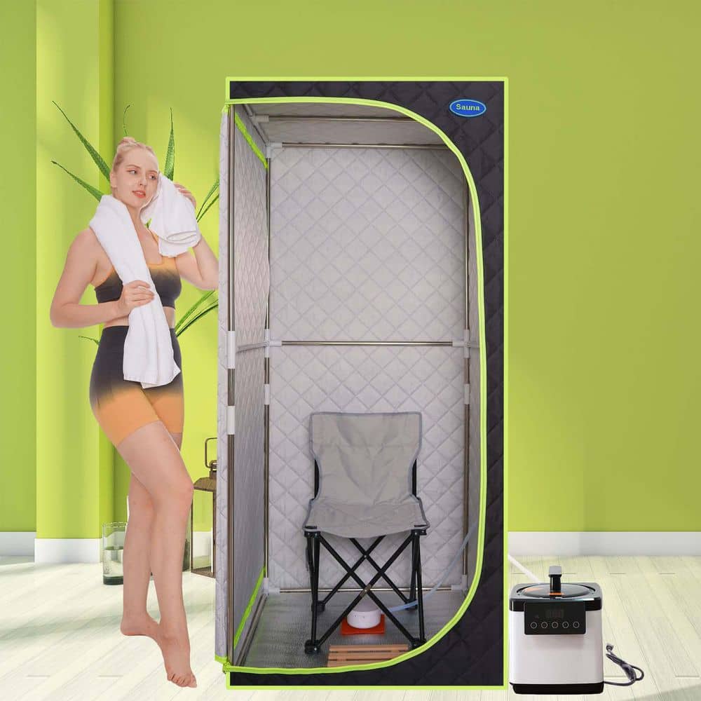 1-Person Plus Type Full-body Sauna Tent Portable Sauna Box Portable ...