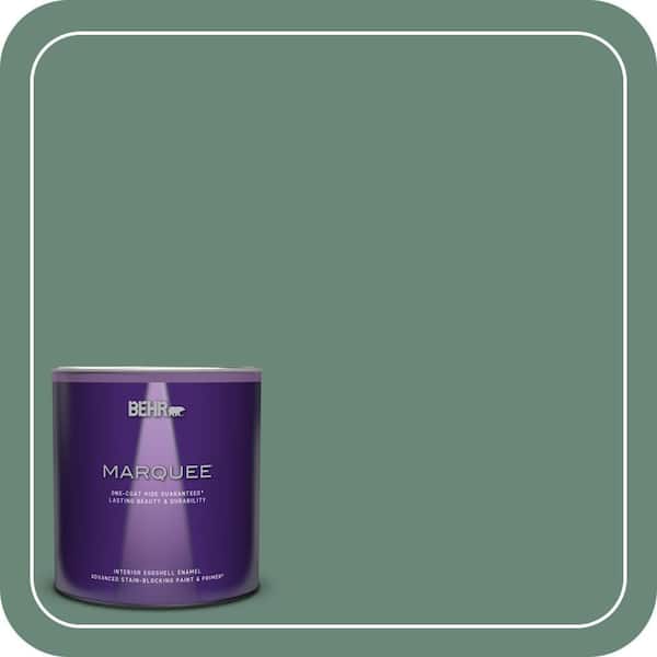 BEHR MARQUEE 1 qt. #S420-5 Sycamore Grove Eggshell Enamel Interior ...