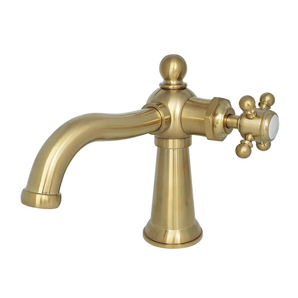 Kingston Brass Nautical Single-Handle Single-Hole Bathroom Faucet with ...