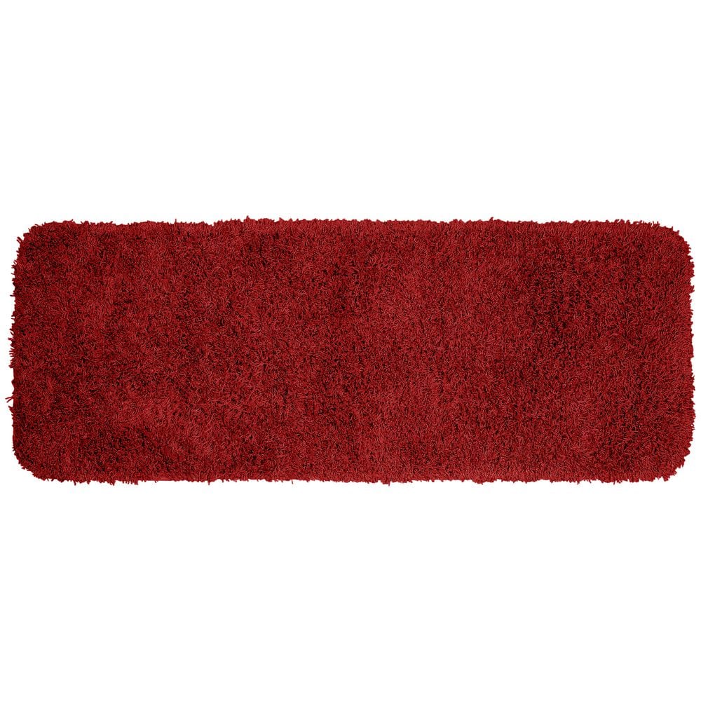 Garland Rug Jazz Chili Pepper Red 22 in. x 60 in. Washable Bathroom ...