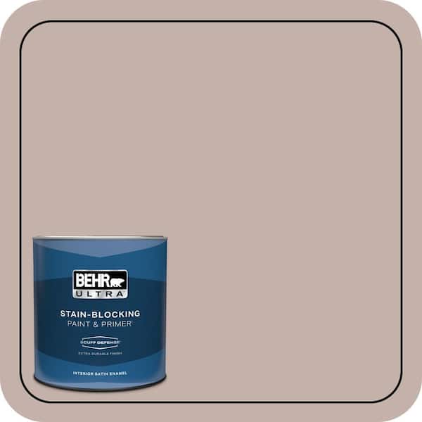 BEHR ULTRA 1 qt. #PPU17-10 Mauvette Extra Durable Satin Enamel Interior ...