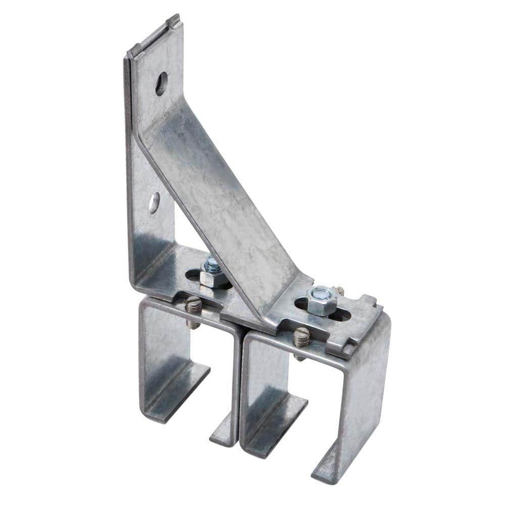 Everbilt Galvanized By-Pass Box Rail Splice Bracket with Lags 63064 ...