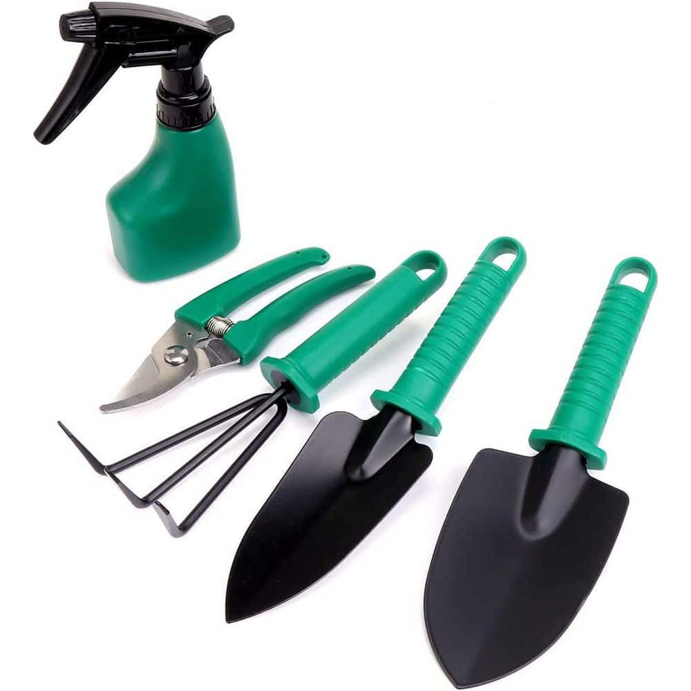5-Piece Manual Garden Tool Set B09JLXR1WW - The Home Depot