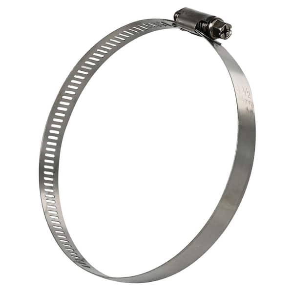 Everbilt 3 in. to 4 in. Adjustable Chrome Plated Worm Clamp MC34RHD ...