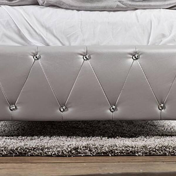 Furniture of America Juilliard Silver Full Bed