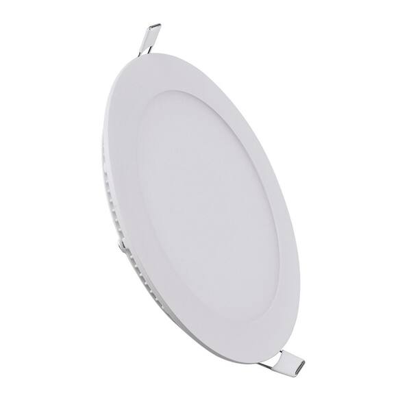 BOEKA ARCTURUS 6.7 in. 720 Lumens Round Integrated LED Panel Light ...