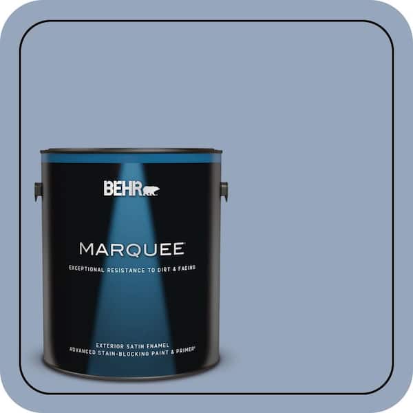 BEHR MARQUEE 1 gal. #590F-4 Cloudberry Satin Enamel Exterior Paint ...