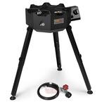 Flame King RV Mounted BBQ Gas Side Mount Portable Propane Grill in ...