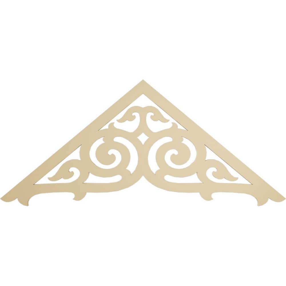 Ekena Millwork 72 in. W x 30 in. H x 1 1/2 in. P (10/12) Pitch Athens ...